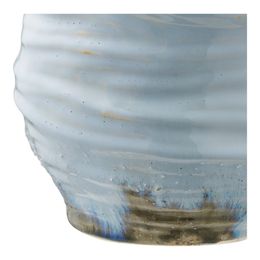 House Nordic Keramik-Vase Hellblau &Oslash; 19,5 cm Hellblau - &Oslash; 19,5 x 22,5 cm