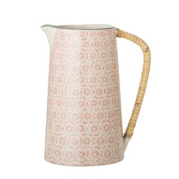 Bloomingville C&eacute;cile Krug, Rose, Steingut &Oslash; 10 x H17 cm