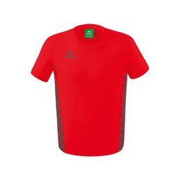 Erima Funktionsshirt Herren Gr&ouml;&szlig;e L dunkelgrau / rot