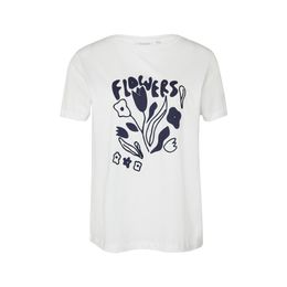 comma, Comma Casual Identity Shirt Damen Gr&ouml;&szlig;e L dunkelblau / wei&szlig;