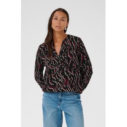Kaffe Blouse 'KADitte' female size XS Cyclamen / Black / White