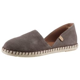 VERBENAS Espadrilles 'Carmen Serraje' Damen Gr&ouml;&szlig;e 35 taupe Sommerschuhe
