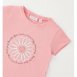 sarabanda M&auml;dchen T-Shirt "BABY GIRL SUMMER T-SHIRT"pink, Gr. 96, 95% Baumwolle, 5% Elasthan, Shirts