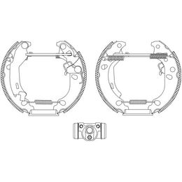 Hella Bremsbackensatz Shoe Kit Pro 8db355004891 f&uuml;r FERRARI