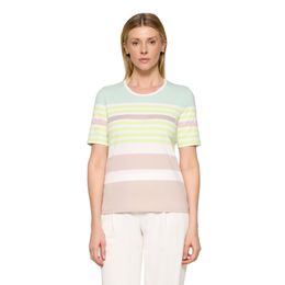 Betty Barclay Damen Kurzarmshirt "Damen mit Ringel", bunt, Gr. 44, Jersey, Obermaterial: 95% Baumwolle, 05% Elasthan, Shirts
