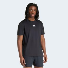 Herren T-Shirt "PADEL CATEGORY GRAFIK"schwarz, Gr. S, adidas Performance, Obermaterial: 65% Polyester, 35% Baumwolle, Shirts, mit Rundhalsausschnitt,