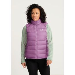 Jack Wolfskin Damen Daunenweste "WILD PASS DOWN VEST W RDS"vividorchid, Gr. L, Obermaterial: 100% Polyester. F&uuml;llung: 90% Daunen, 10% Sonstige