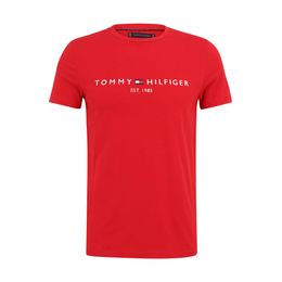 Tommy Hilfiger Shirt male size XL Blood red / White