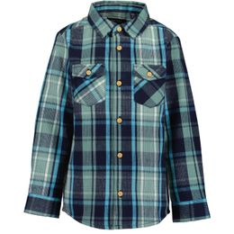 Blue Seven Jungen Langarmhemd "Karohemd", blau, Gr. 122, 100% Baumwolle, Hemden