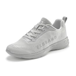 ELBSAND Damen Sneaker, Grau, Gr. 42, Sneakers & Schn&uuml;rer, Material: Leder
