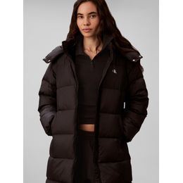 Damen Steppmantel "ESSENTIAL LONG DOWN PUFFER"schwarz, Gr. S, Calvin Klein Jeans, unifarben, Web, Obermaterial: 100% Nylon. Futter: 100% Polyester.
