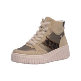 Rieker Damen Sneaker "Rieker Sneaker Lederimitat/Textil", Gr. 38beige, Lederimitat, Textil, Schuhe