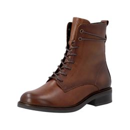 Remonte Damen Schn&uuml;rstiefelette "Remonte Stiefelette Glattleder", Gr. 38mittelbraun, Glattleder, Schuhe