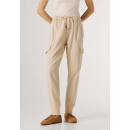 Pepe Jeans Damen Funktionshose "trousers MID WAIST SLIM JOGGER NEW CRUSADE"natural beige, Gr. 30, 60% Lyocell, 40% Baumwolle, Hosen