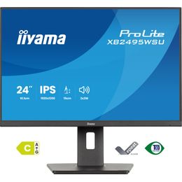 iiyama ProLite XB2495WSU-B1 | 24,1" IPS Monitor WUXGA 100Hz USB-C Hub 16:10 Ergonomisch