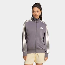 Damen Trainingsjacke "FIREBIRD TRACK LOOSE"charcoal, cream wei&szlig;, Gr. S, adidas originals, Obermaterial: 100% Polyester, Jacken, mit FIREBIRD-Design,