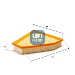 UFI Luftfilter 30b1700 Filtereinsatz 50mm f&uuml;r BMW