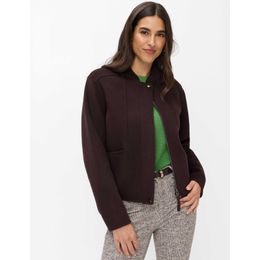 Brax Damen Steppjacke "Style HAZEL"dunkelbraun, Gr. 42, Web, 48% Wolle, 47% Polyester, 5% Sonstige Fasern, Jacken