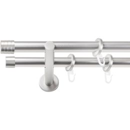 Gardinenstange SN DECO GROUP, L:180cm &Oslash;:19mmchrom matt, Gardinenstangen