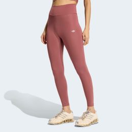 Damen Leggings "ESSENTIALS POLYESTER"quiet crimson, normal, gr., Gr. M, adidas originals, Obermaterial: 80% Polyester, 20% Elasthan, Hosen, f&uuml;r