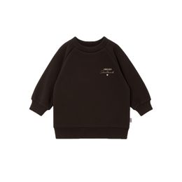 Liliput Jungen Sweatshirt "Schulkind"braun, Gr. 110, bedruckt, 80% Baumwolle, 20% Polyester, Sweatshirts, mit dezentem Druck