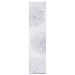Novel Fl&auml;chenvorhang Imilo, Wei&szlig;, Transparent, Textil, Abstraktes, 60x245 cm, Wohntextilien, Gardinen & Vorh&auml;nge, Schiebegardinen