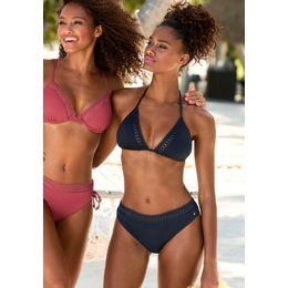 s.Oliver Triangel-Bikini-Top, Schwarz, Gr. 36A/B, Damen, Triangel-Bikinis, Material: Polyamid, Elasthan
