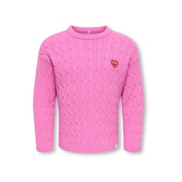 Only Mini Pullover 'KMGIBI' M&auml;dchen Gr&ouml;&szlig;e 128 eosin