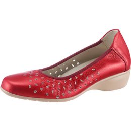 Damen Ballerina rot, Gr&ouml;&szlig;e 41