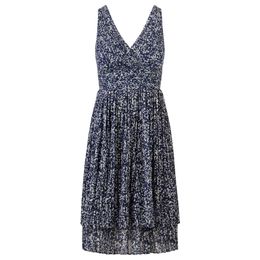 Kraimod Kleid Damen Gr&ouml;&szlig;e 38 blau / braun / wei&szlig; Sommerkleid