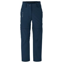 Vaude ZO Slim Fit Zipphose Kinder - Gr&ouml;&szlig;e 158/164 - blau