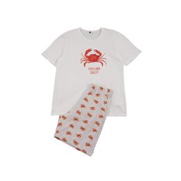Trendyol Pyjama Herren Gr&ouml;&szlig;e XL hummer / wei&szlig; / wei&szlig;meliert