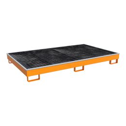 Bauer S&uuml;dlohn Regalwanne mit PE-Einsatz RW-GR 2200-1 PE, lackiert, Gelborange (4518-62-0000-2000)