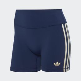 Damen Shorts "ADIDAS ORIGINALS SPORT SUPERSTAR LEGGINGS, KURZ"night indigo, innenbeinl&auml;nge ca. 13 cm, Gr. M, adidas Performance, Obermaterial: 73%