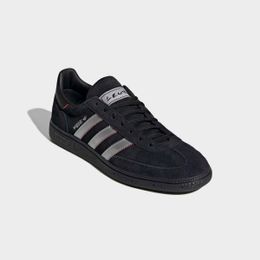 Herren Sneaker "HANDBALL SPEZIAL MESSI", adidas Performance, Gr. 41core schwarz, silber metallic, pure ruby, Leder, Schuhe