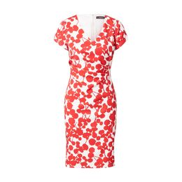 Vera Mont Kleid Damen Gr&ouml;&szlig;e 38 rot / wei&szlig; Sommerkleid