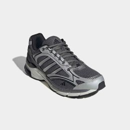 Herren Sneaker "SPIRITAIN 2000", adidas Sportswear, Gr. 41grau four, matte silber, core schwarz, Synthetik, Textil, Schuhe, inspiriert vom Design des