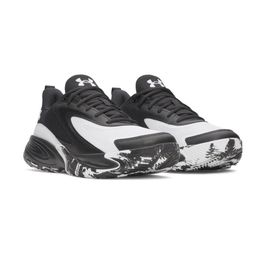 Under Armour Herren Basketballschuh "UA LOCKDOWN 8", Gr. 42, schwarz-wei&szlig;, Leder, Synthetik, Textil, Schuhe