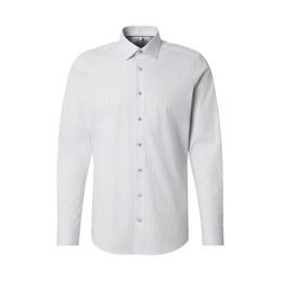 OLYMP Button Up Shirt 'Level 5' male size XL/XXL Blue / White