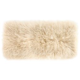 IB Laursen Kissenbezug Tibetisches Lammfell Butter Cream 80x40 cm 80 x 40 cm