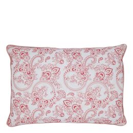 Chic Antique Kissenbezug Aix Paisley Rosa Wei&szlig; 35x50 cm 50 x 35 cm, rosa und weiss