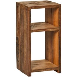 IB Laursen Beistelltisch UNIKA aus Altholz Natur - 30 x 30 x 60 cm