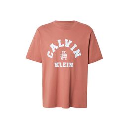 Calvin Klein Jeans T-Shirt '20S COLLEGE' Herren Gr&ouml;&szlig;e S pastellblau / lachs