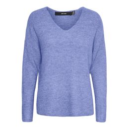 V&eacute;ro Moda Vero Moda Pullover 'VMcrewlefile' Damen Gr&ouml;&szlig;e XXL rauchblau
