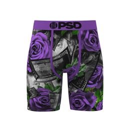 PSD Boxershorts Herren Gr&ouml;&szlig;e S dunkelgrau / lila