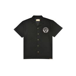Pas De Monaco Button Up Shirt 'Carerra' male size S Black / Off white