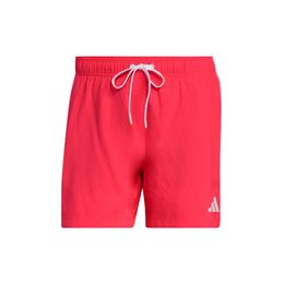adidas Sportswear Sportbadeshorts '3-Stripes Swim' Herren Gr&ouml;&szlig;e M rot / wei&szlig;