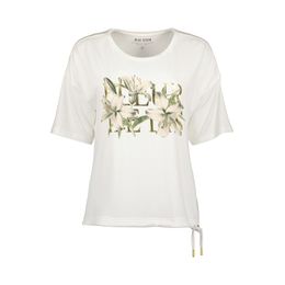 Blue Seven Shirt female size L Beige / Green / White