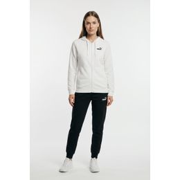 Puma Damen Trainingsanzug "HOODED SWEAT SUIT TR CL", schwarz, Gr. XS, unifarben, Sweatware, Obermaterial: 68% Baumwolle, 32% Polyester, Sportanz&uuml;ge,