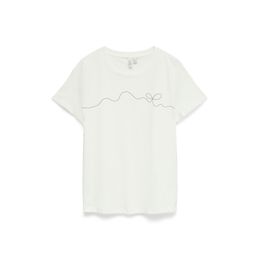 V&eacute;ro Moda Vero Moda T-Shirt 'VMKilano' Damen Gr&ouml;&szlig;e L schwarz / wei&szlig;